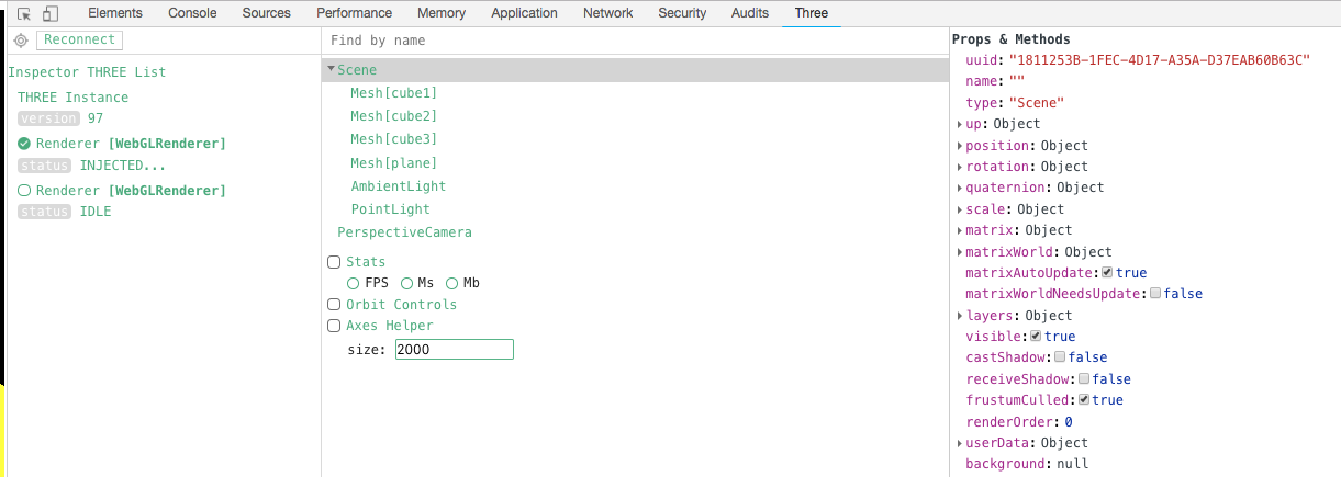 GitHub - nieyuyao/threejs-inspector: ⚙A chrome inspector of three.js